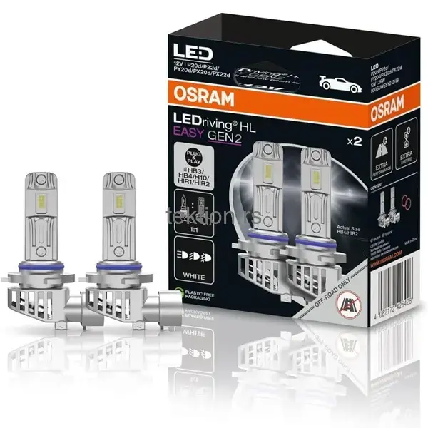 Osram LEDriving Easy HL Gen2 sijalice 12V HB3/HB4/H10/HIR1/HIR2 26W (2 ...